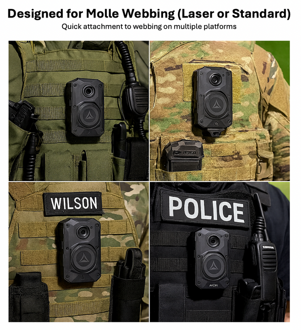 Sandbox Tactical Single Molle Cam Mount designed for Axon Taser body c ...