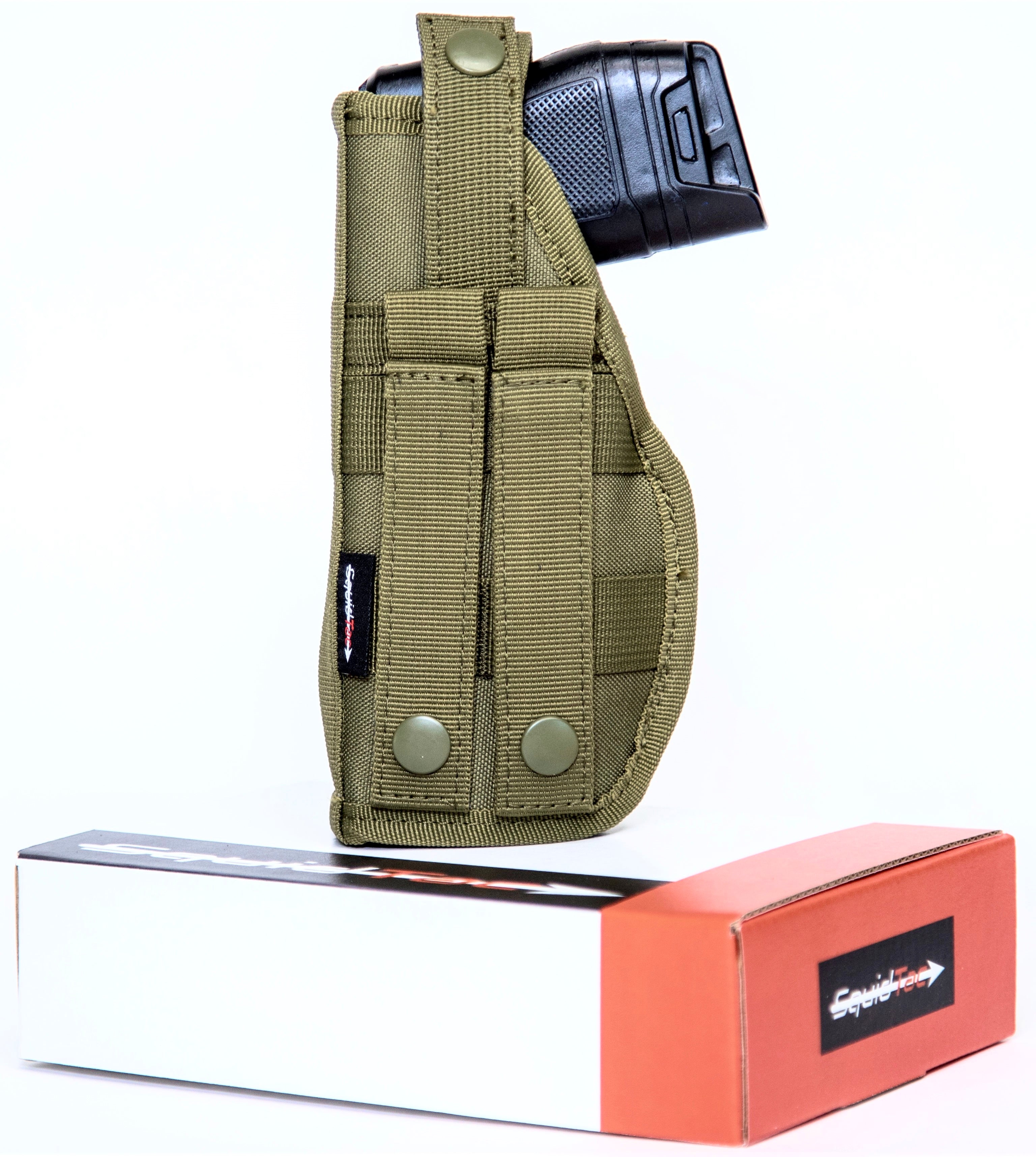 SquidTac molle Taser Holster [Taser 7] green right hand – SandboxTactical